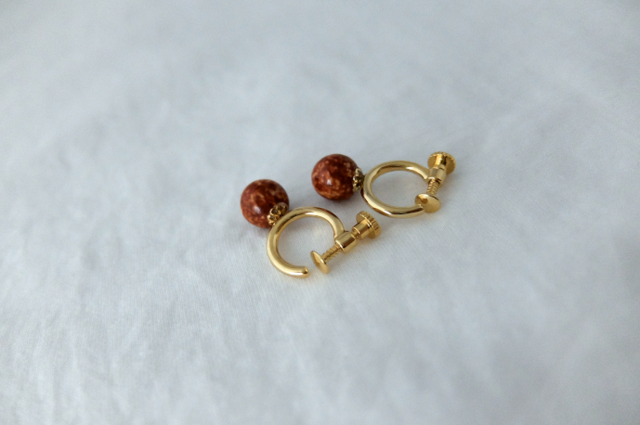 イヤリング hoop arma | iichi ハンドメイド・クラフト作品・手仕事品の通販