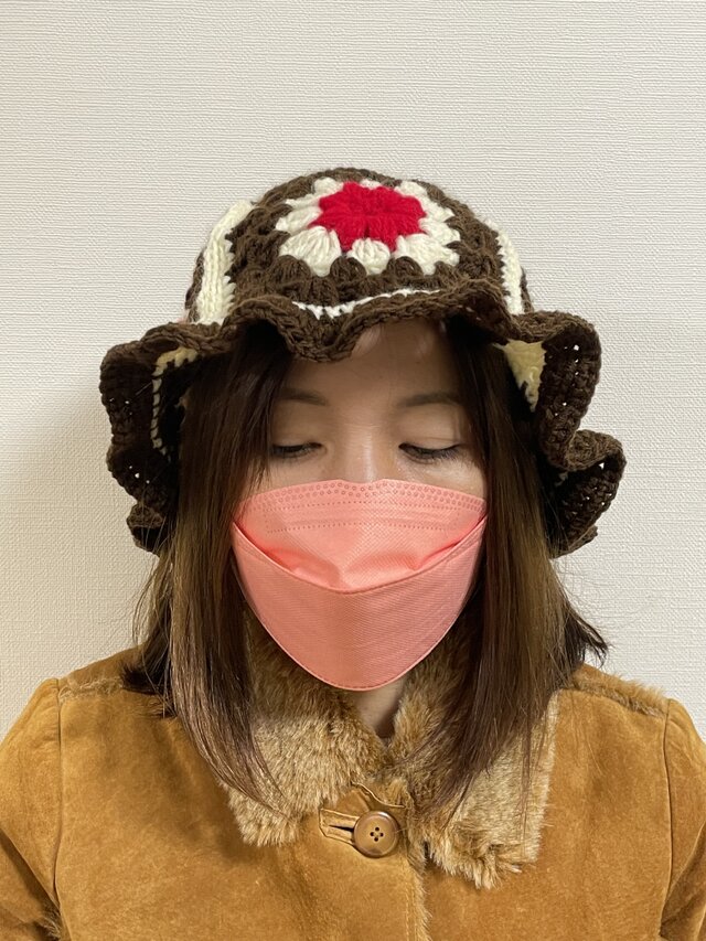 茶色帽子 | iichi ハンドメイド・クラフト作品・手仕事品の通販