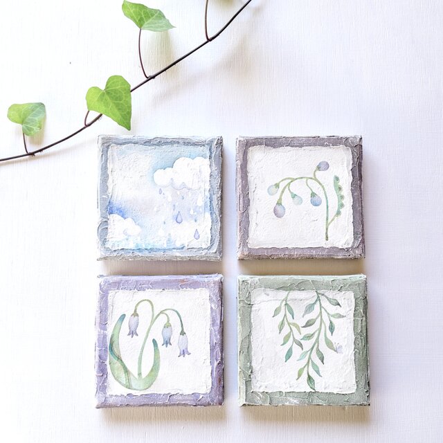 原画『piece,c.』 | iichi 日々の暮らしを心地よくするハンドメイドやアンティークのマーケットプレイス