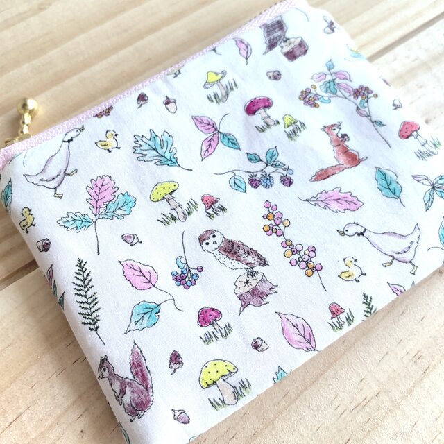 ☆リバティ 10cmファスナーポーチ ミニミニ ＜Sana＞(サナ) | iichi ハンドメイド・クラフト作品・手仕事品の通販