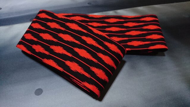 創作帯☆角帯 変形ストライプ 巾約10cm | iichi ハンドメイド・クラフト作品・手仕事品の通販