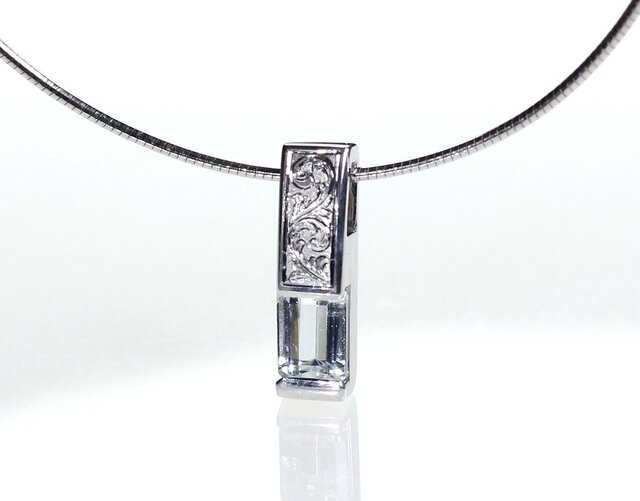 アクアマリンペンダント 1.08ct | iichi ハンドメイド・クラフト作品・手仕事品の通販