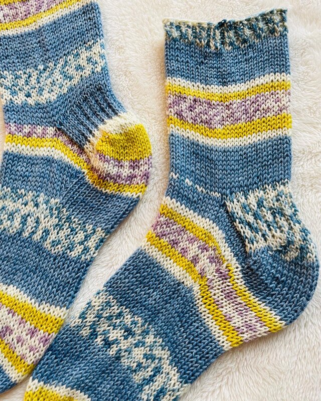 No.1018 手編み靴下Seta ADRIANA3248 | iichi ハンドメイド・クラフト作品・手仕事品の通販