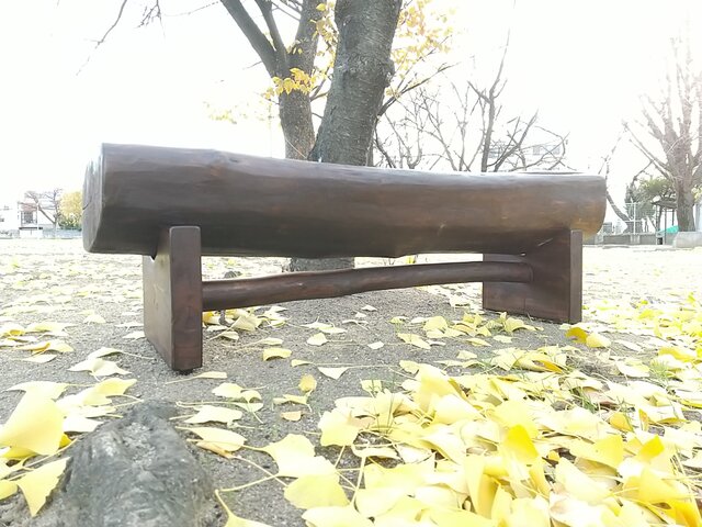 流木丸太ベンチ(Long Size) | iichi ハンドメイド・クラフト作品・手仕事品の通販