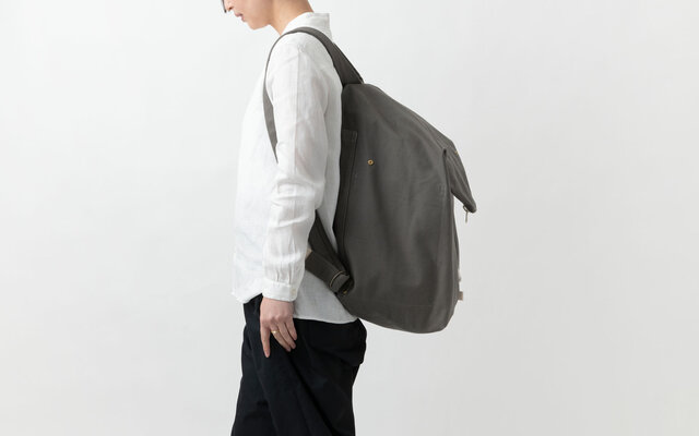 【1点限定】ORIGAMI RUCKSUCK｜オリーブ | iichi ハンドメイド・クラフト作品・手仕事品の通販