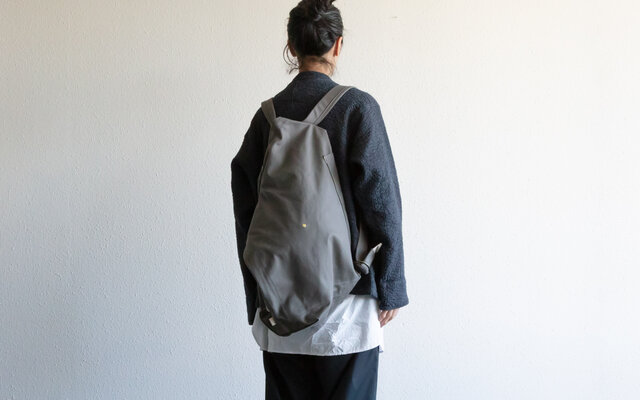 【1点限定】ORIGAMI RUCKSUCK｜グレー | iichi ハンドメイド・クラフト作品・手仕事品の通販