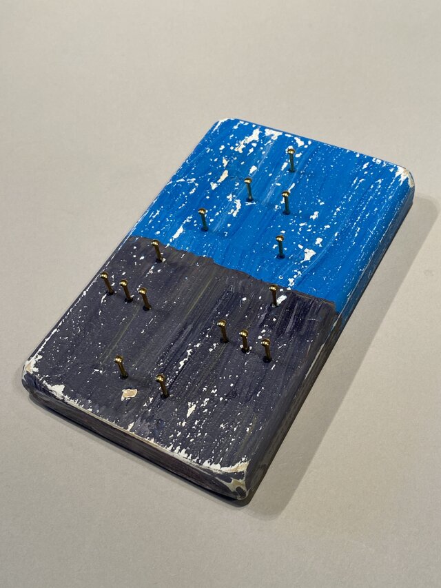 クリスマスツリー 織り木枠 シャビーシック仕上げ NO.17 | iichi ハンドメイド・クラフト作品・手仕事品の通販