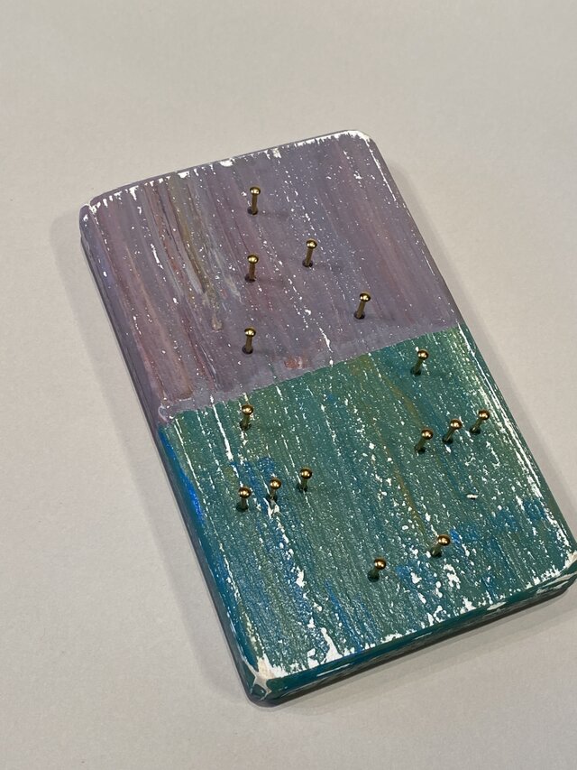 クリスマスツリー 織り木枠 シャビーシック仕上げ NO.25 | iichi ハンドメイド・クラフト作品・手仕事品の通販