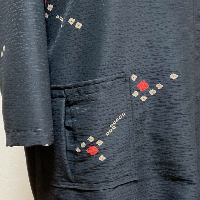 着物リメイク チュニック A ワンピース シルク 着物スカート | iichi ハンドメイド・クラフト作品・手仕事品の通販