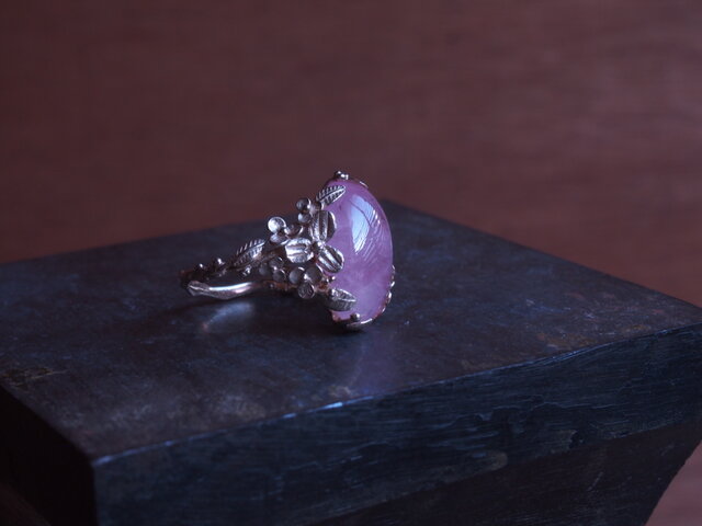 春の庭のリング SV．k18GP | iichi 日々の暮らしを心地よくするハンドメイドやアンティークのマーケットプレイス