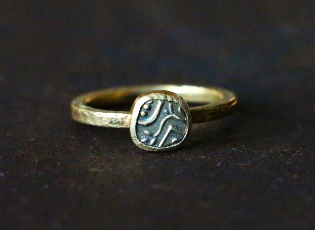 アンティーク＊シルバーコイン 指輪＊7号 GP | iichi ハンドメイド・クラフト作品・手仕事品の通販