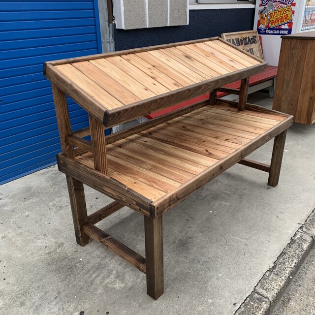 hotaru 置棚 飾り棚 ダークウォールナット エボニー リビング 店舗 販売店 セット 天然木 無垢材 オーダー可 | iichi 日々の暮らしを心地よくするハンドメイドやアンティークの ...