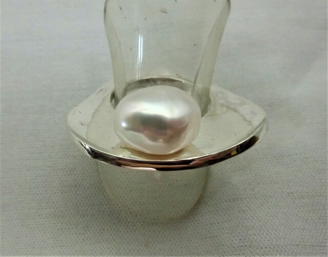 バロックパールリング14 | iichi 日々の暮らしを心地よくするハンドメイドやアンティークのマーケットプレイス