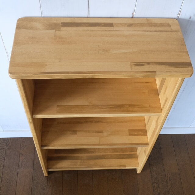 木製 棚 飾り棚 本棚 ナチュラルオークカラー | iichi ハンドメイド・クラフト作品・手仕事品の通販