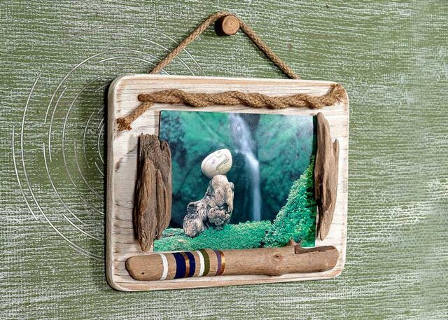 送料無料】流木フォトフレーム－28 | iichi 日々の暮らしを心地よくするハンドメイドやアンティークのマーケットプレイス