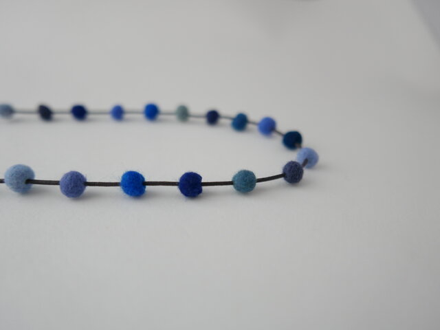 Single loop nano Blue 02 | iichi ハンドメイド・クラフト作品・手仕事品の通販