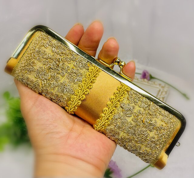 大人女子の仕分けの出来るリボンのコインケース NO.104 | iichi ハンドメイド・クラフト作品・手仕事品の通販