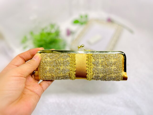 大人女子の仕分けの出来るリボンのコインケース NO.104 | iichi ハンドメイド・クラフト作品・手仕事品の通販