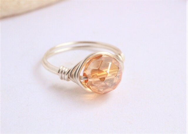 ゴールデンオーラ Wire Ring | iichi ハンドメイド・クラフト作品・手仕事品の通販