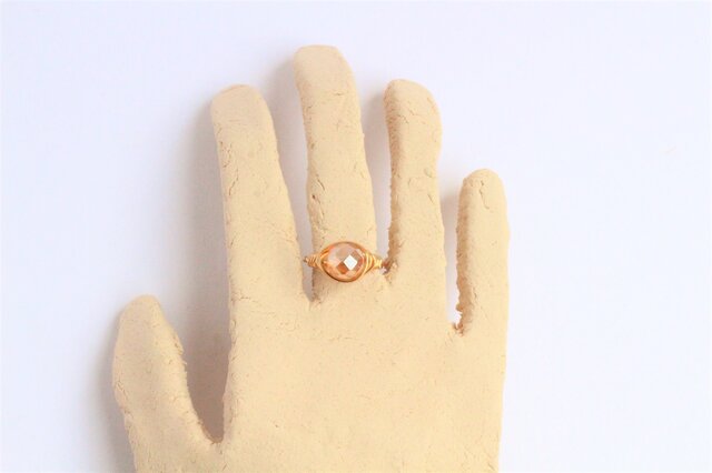 ゴールデンオーラ Wire Ring | iichi ハンドメイド・クラフト作品・手仕事品の通販
