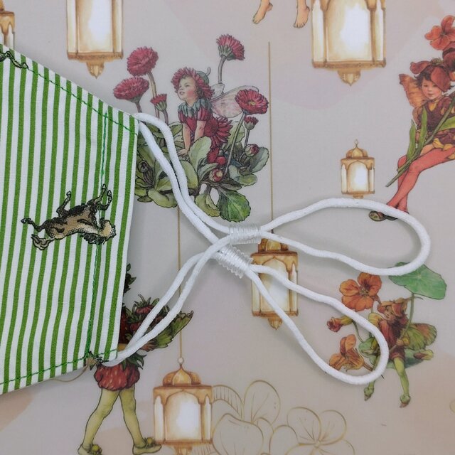 い511 馬とストライプ☆立体マスク | iichi ハンドメイド・クラフト作品・手仕事品の通販