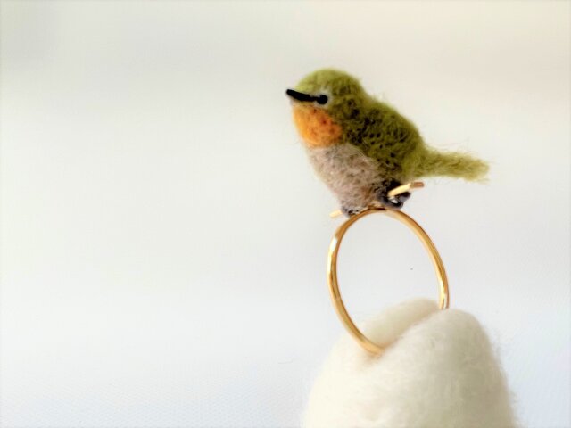 torikomono | リング メジロ | iichi ハンドメイド・クラフト作品・手仕事品の通販