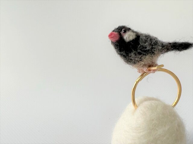 torikomono | リング 桜文鳥 | iichi ハンドメイド・クラフト作品・手仕事品の通販