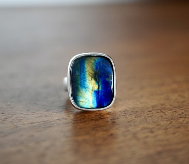 spectrolite ring | iichi ハンドメイド・クラフト作品・手仕事品の通販