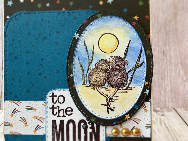 moon light マウスのフリーカード | iichi ハンドメイド・クラフト作品・手仕事品の通販