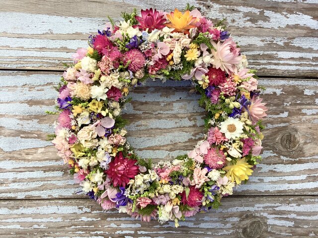 atelierBLUGRA八ヶ岳〜小花のWreath | iichi 日々の暮らしを心地よくするハンドメイドやアンティークのマーケットプレイス
