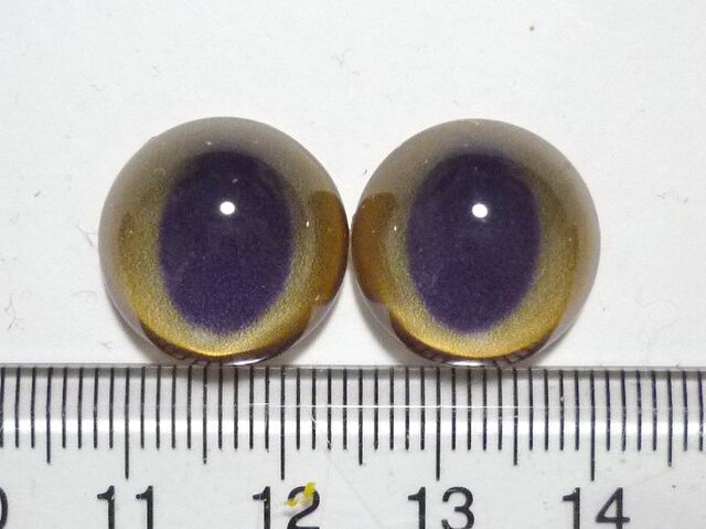 半球グラスアイ16mm 再販なし・売り切り一点もの 16-003 | iichi ハンドメイド・クラフト作品・手仕事品の通販