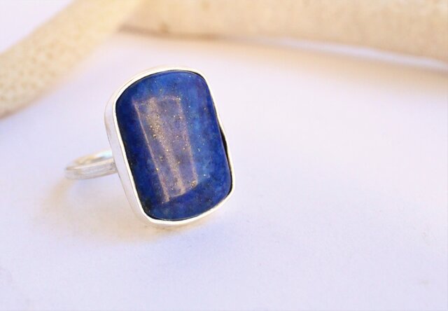 夜空 Rectangle Silver Ring | iichi ハンドメイド・クラフト作品・手仕事品の通販