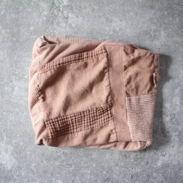patchwork snood/草木染め/スヌード/パッチワーク/桜鼠色 | iichi 日々の暮らしを心地よくするハンドメイドやアンティークのマーケットプレイス