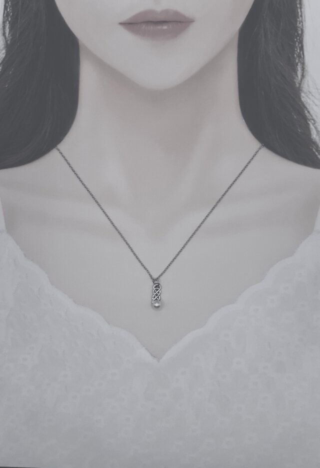 Stephan Lea 男女兼用 アレルギー対応 〜しめ縄ダブルInfinityパールネックレス | iichi ハンドメイド・クラフト作品・手仕事品の通販