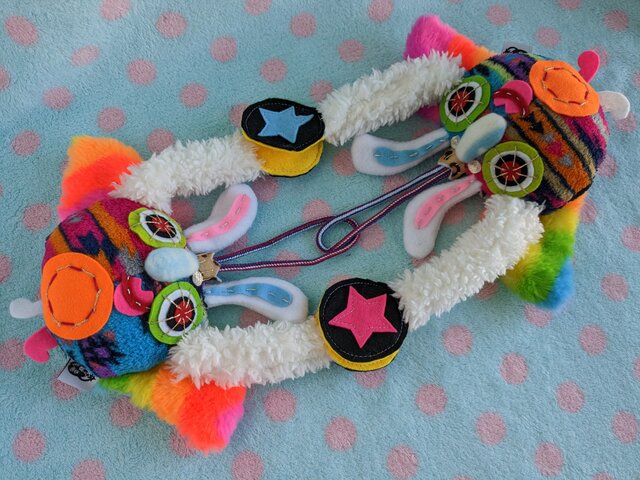 【受注製作】卯年限定 『うさおっぱいまん レインボーJr 』 | iichi ハンドメイド・クラフト作品・手仕事品の通販