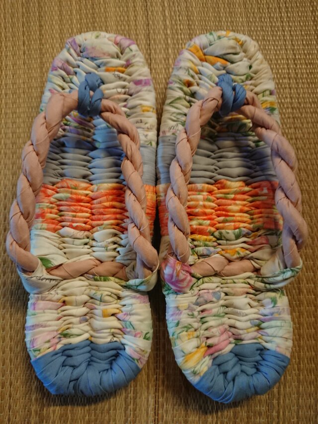 布ぞうり 24～25cm | iichi ハンドメイド・クラフト作品・手仕事品の通販