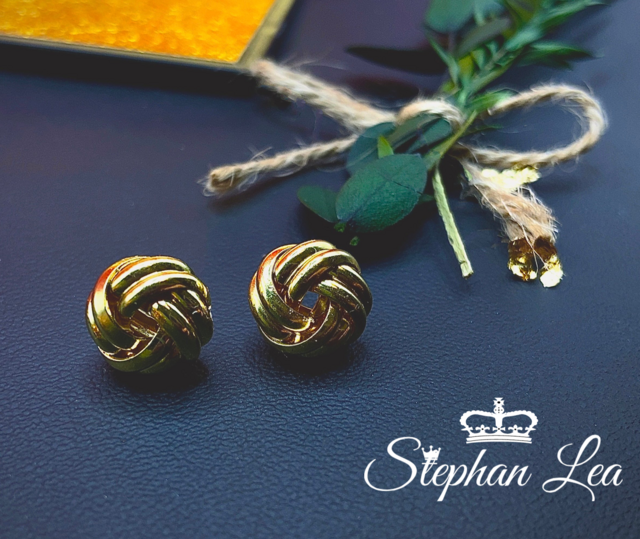 Stephan Lea アレルギー対応〜しめ縄ゴールドサークルピアス | iichi ハンドメイド・クラフト作品・手仕事品の通販