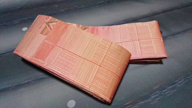 創作帯☆角帯 ぼかし地模様 巾約10cm | iichi ハンドメイド・クラフト作品・手仕事品の通販