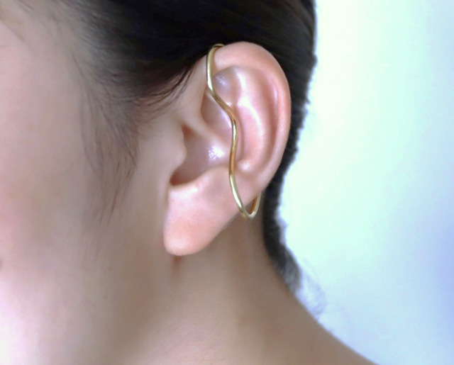 germerジェルメシリーズ上部用カフクリップ真鍮 片耳用 | iichi 日々の暮らしを心地よくするハンドメイドやアンティークのマーケットプレイス