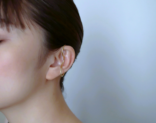 germerジェルメシリーズ上部用カフクリップ真鍮 片耳用 | iichi 日々の暮らしを心地よくするハンドメイドやアンティークのマーケットプレイス