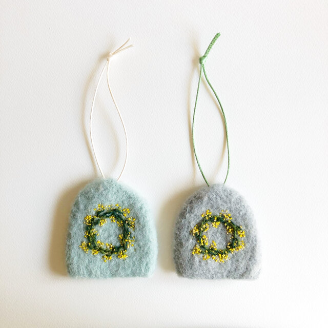 鍵のセーター mimosa keycase glay | iichi ハンドメイド・クラフト作品・手仕事品の通販