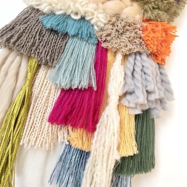 【一点もの】流木 ウィービングタペストリー『primitive, P.』 | iichi ハンドメイド・クラフト作品・手仕事品の通販