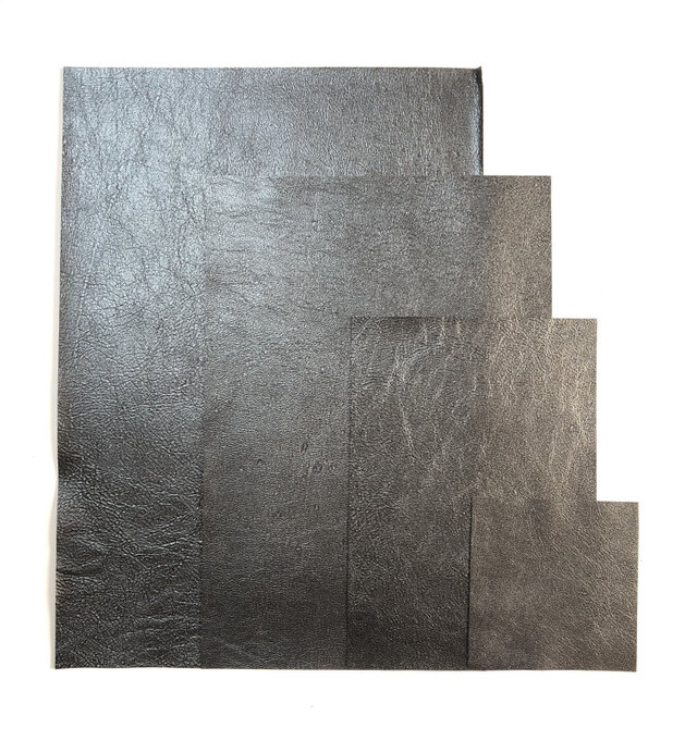 送料無料・布のように薄いレザーFabRoo・10センチ角サイズ【パールブラック】 | iichi ハンドメイド・クラフト作品・手仕事品の通販