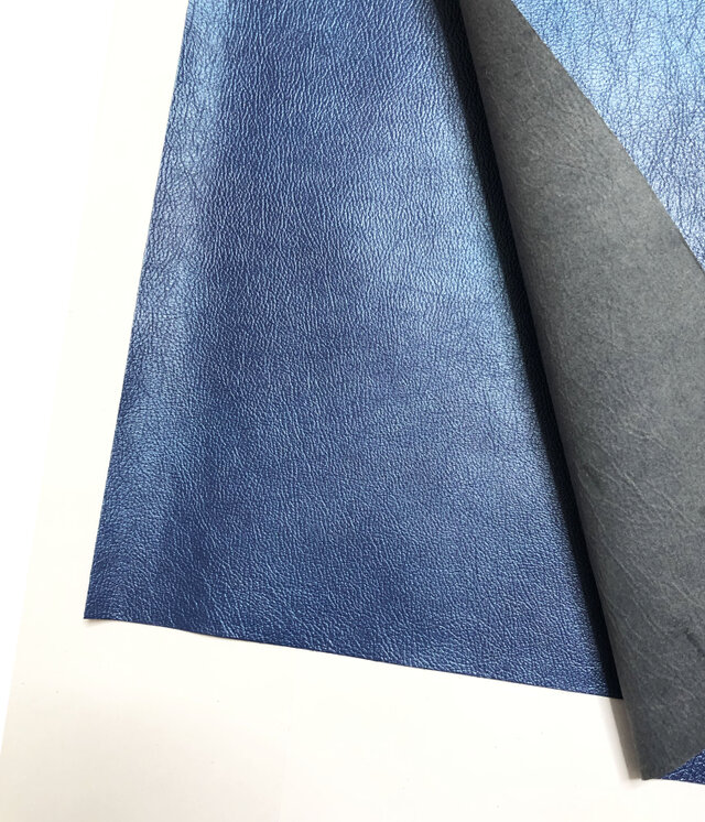 送料無料・布のように薄いレザーFabRoo・A5サイズ【パールネイビー】 | iichi ハンドメイド・クラフト作品・手仕事品の通販