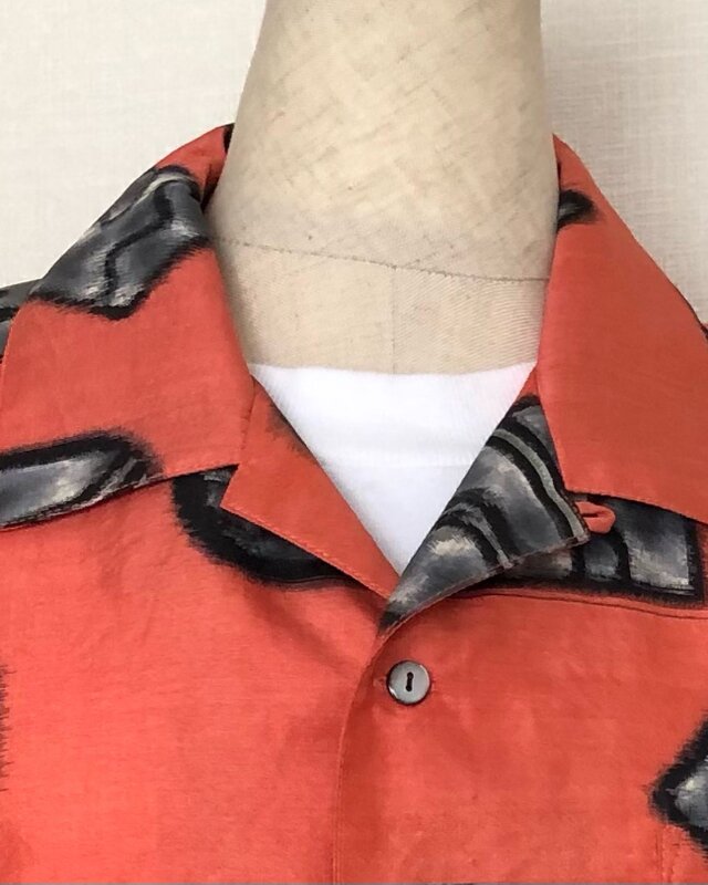 銘仙 アロハシャツ ピンク BL57 | iichi ハンドメイド・クラフト作品・手仕事品の通販