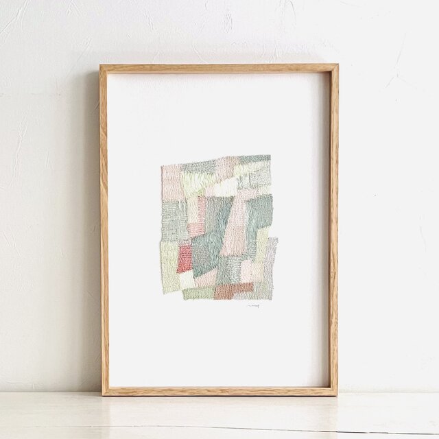 embroidery art 刺繍のフレーム no.79 | iichi ハンドメイド・クラフト作品・手仕事品の通販