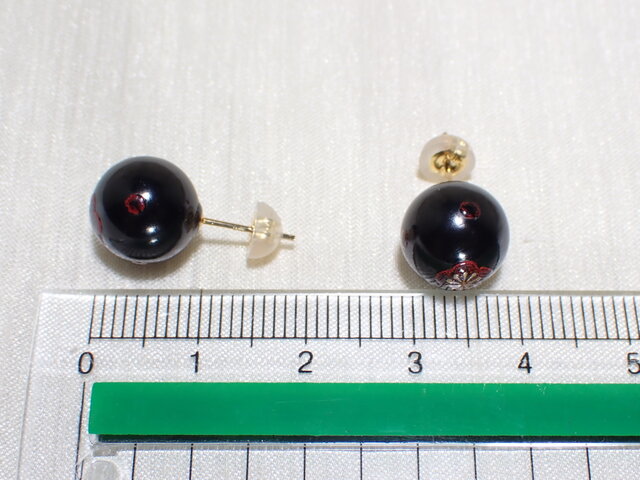 蒔絵ピアス ”夜明け前” | iichi ハンドメイド・クラフト作品・手仕事品の通販