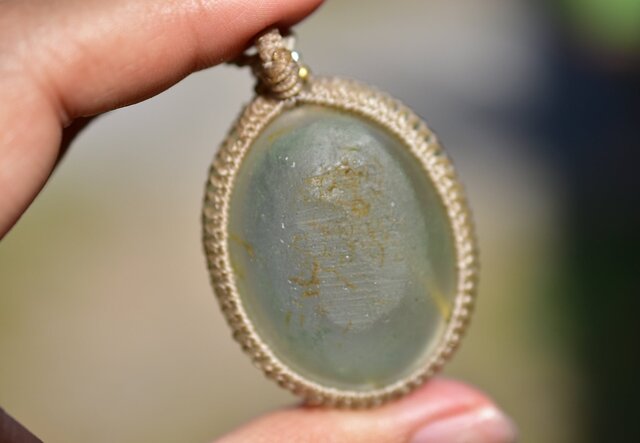 魔除けスモーク★ガーデンルチルインクォーツ マクラメネックレス883 | iichi 日々の暮らしを心地よくするハンドメイドやアンティークのマーケットプレイス