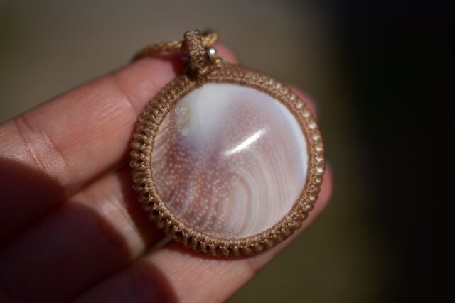 自然を胸に★お守り★シヴァアイ マクラメネックレス874 | iichi 日々の暮らしを心地よくするハンドメイドやアンティークのマーケットプレイス