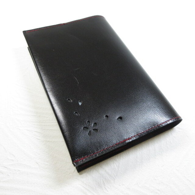 ハヤカワ文庫トールサイズ対応《ゴートスキン》一枚革のブックカバー・0405 | iichi ハンドメイド・クラフト作品・手仕事品の通販